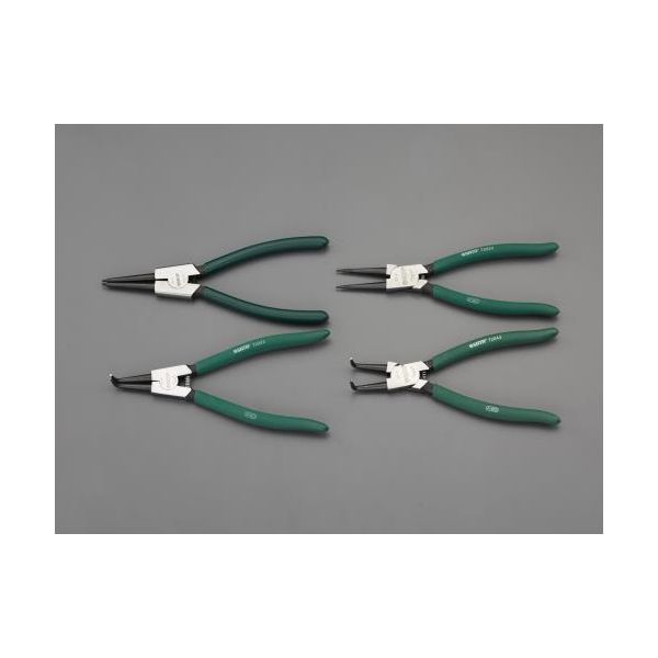 ●…4本組●軸用ストレート・軸用90°・穴用ストレート・穴用・90°●リング径(mm)…40〜100●全長(mm)…225●工具袋付●工具袋は予告無く色や材質を変更する事がございます。