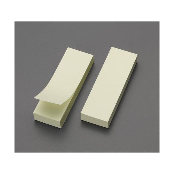 エスコメーカーお問い合わせ：06-6532-6226●サイズ…76.2×25.4mm●入数…100枚×2本●カラー…イエロー●しっかり貼れる強粘着タイプ●文字が見やすいパステルカラー