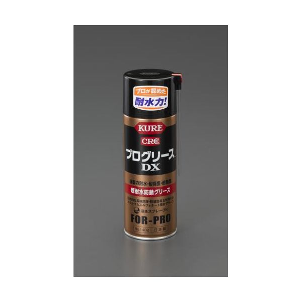 エスコメーカーお問い合わせ：06-6532-6226●商品名…プログリースDX●内容量…430ml●使用温度範囲…-20〜200℃●卓越した耐水・耐荷重・耐熱性を持ち圧倒的な潤滑・防錆力を長期間発揮する高性能カルシウムルフォネート複合グリー...
