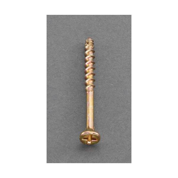 エスコメーカーお問い合わせ：06-6532-6226●日本製●材質…鉄(クロメート)●(＋)フレキ頭●特殊な先端加工により、木割れを防止●頭部の特殊フレキで綺麗に仕上がります。●サイズ(mm)…4.2×65●入数…20