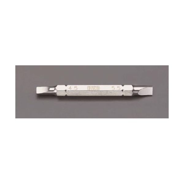エスコメーカーお問い合わせ：06-6532-6226●六角シャンク…1/4”●サイズ…(−)6mm×6.5mm●全長…65mm●先端マグネット付