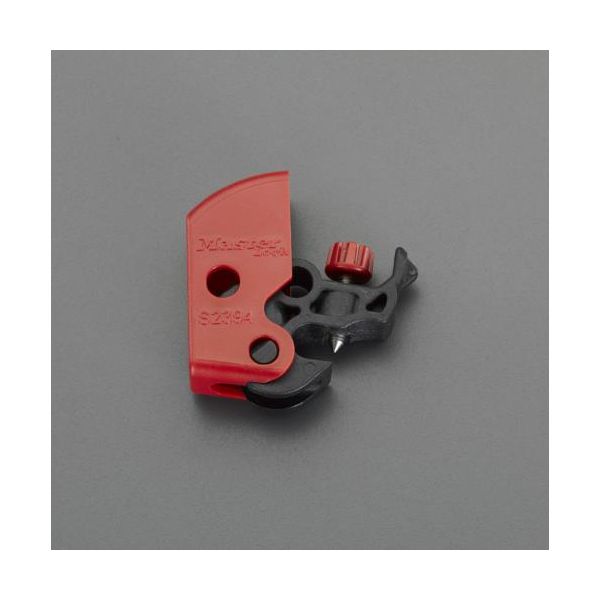 エスコメーカーお問い合わせ：06-6532-6226●本体サイズ…30×18×53mm●鍵穴径…7mm●手で簡単に調整できるねじ仕様●ブレーカーなどのトグルに取り付け、元からロックアウトすることにより安全管理が可能です●近くに併設しているブ...