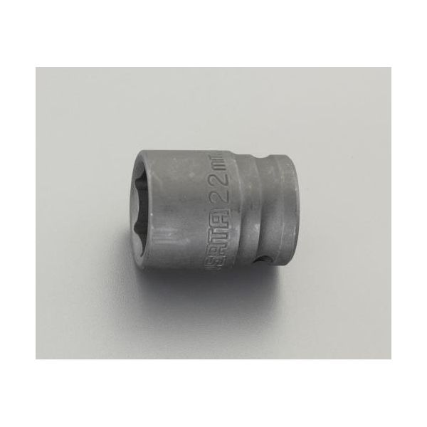 エスコメーカーお問い合わせ：06-6532-6226●差込角…1/2”●対辺…18mm●外径…28mm●全長…38mm