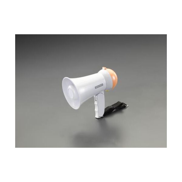 エスコメーカーお問い合わせ：06-6532-6226●電源…単3電池×6本(別売)●サイズ…φ97×155mm●重量…277g●材質…ABS樹脂●通達距離…音声：約70〜100mサイレン：約70〜100m●定格出力…5W●サイレンの音量調節...