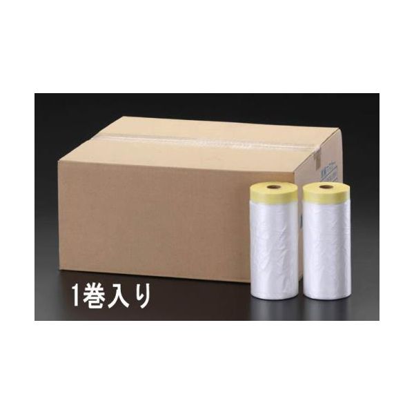●幅…1000mm●長さ…35m●厚さ…シート:0.01mmマスキングテープ:0.09mm●シート材質…HDPEタンカル●マスキングテープ材質…基材：和紙粘着剤：ゴム系●入数…1巻●粘着力…2.00N/10mm●自動車補修塗装用