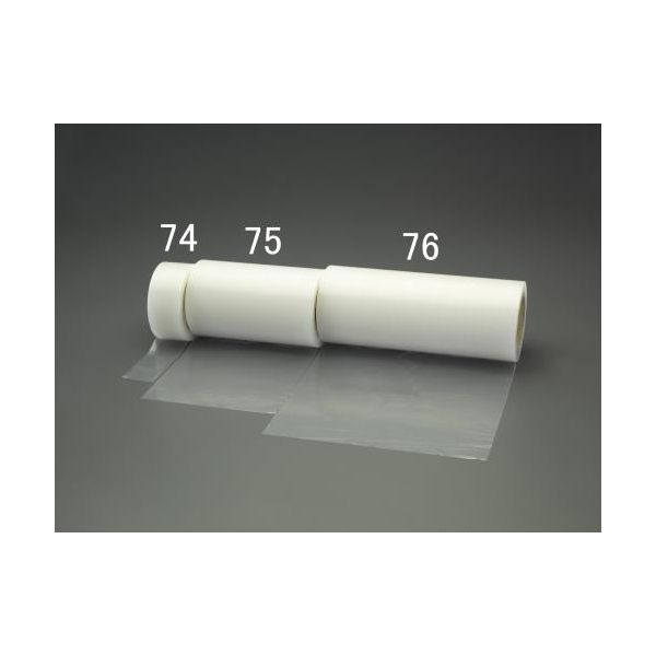 ●材質…基材：ポリエチレン粘着剤：アクリル系●芯内径…76mm（3”）●アルミ、ステンレス等の金属板やサッシ等の表面を保護し、剥がした後も残りません。●幅…50mm●長さ…100m●厚さ…0.05mm●色…透明