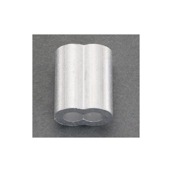 エスコメーカーお問い合わせ：06-6532-6226●材質…アルミニウム●適合ワイヤーロープ…3.0mm●入数は10個入りです。