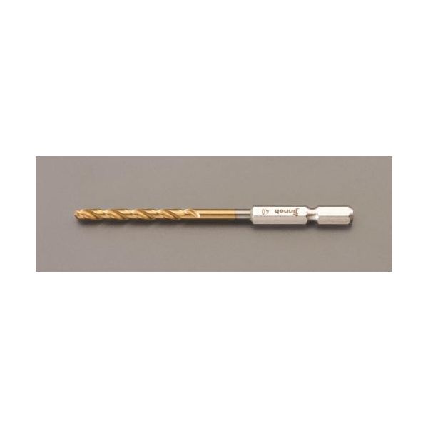 エスコメーカーお問い合わせ：06-6532-6226●サイズ(刃先径)…2.8mm●全長(mm)…80●有効長(mm)…30●「TiN」窒化チタンコーティング仕様。●材質…HSS(ハイス)●用途…ステンレス、鉄鋼、アルミ、木材、プラスチック...