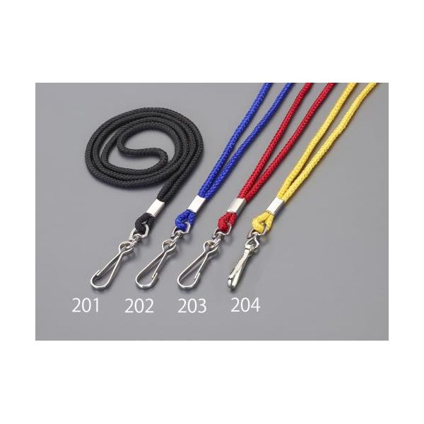 エスコメーカーお問い合わせ：06-6532-6226●紐全長…450mm●フック部長さ…40mm●フック開口幅…4mm●カラー…黄●材質…紐：ナイロン、フック：スチール