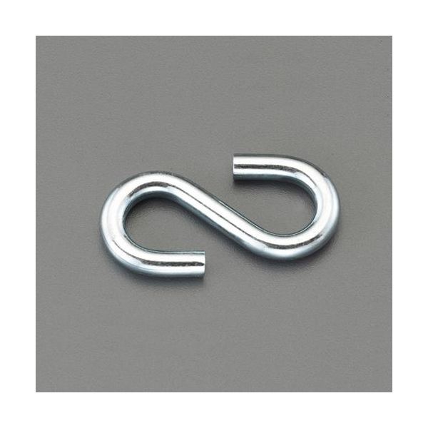 エスコメーカーお問い合わせ：06-6532-6226●材質…スチール(亜鉛メッキ)●線径…3mm●全長…25mm●口幅…3.5mm●使用荷重…40kg●入数…1個●亜鉛メッキ加工により防錆・防食に効果的