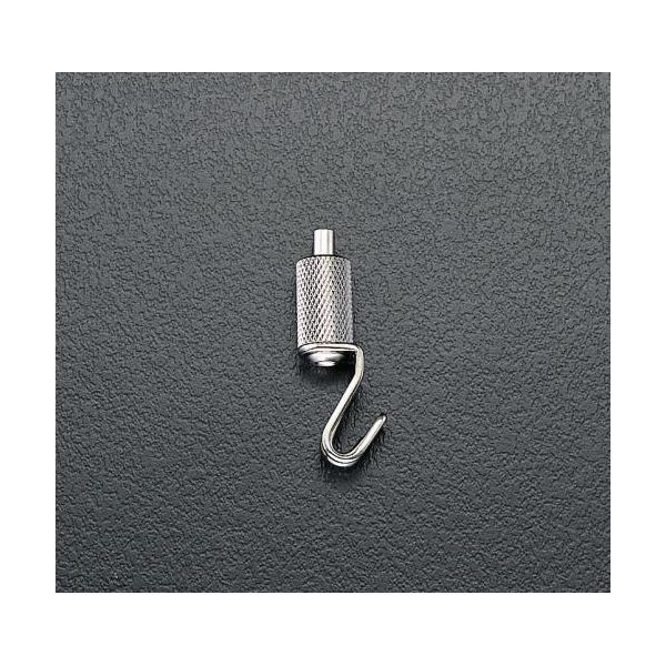 ●適合ワイヤーロープ径…0.8〜1.5mm●材質…金具：真鍮（C3602）、フック：SPCC●仕上…ニッケル●フック幅…3.5mm●全長…42mm●サイズ…A：42mm　B：10mm　C：3.5mm●重量…11.5g●参考使用荷重（適合ワイ...