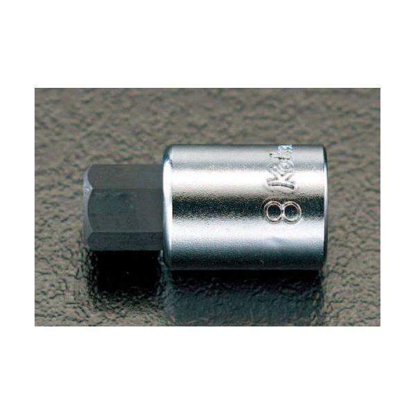 エスコメーカーお問い合わせ：06-6532-6226●差込角…1/4”●全長…25mm●対辺…1/8”