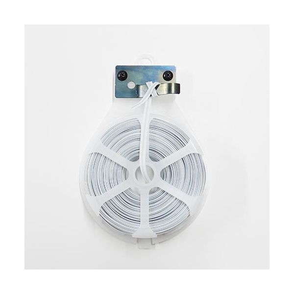 ●色…白●サイズ…4mm×30m●材質…ポリエチレン樹脂＋スチール●入数は1巻(30m)入りです。　