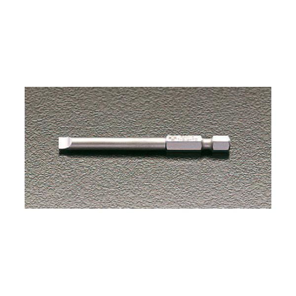 エスコメーカーお問い合わせ：06-6532-6226●商品名…800/4Z●六角シャンク…1/4”●サイズ(mm)…0.8×4.0●全長…70mm