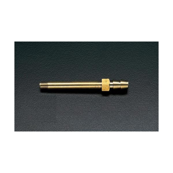 エスコメーカーお問い合わせ：06-6532-6226●金型用●材質…真鍮●タケノコ径…12.5mm●取付ねじ…R（PT）1/8”●使用圧力…1MPa●首下…100mm