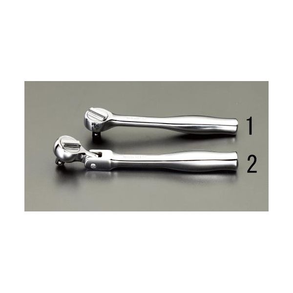 エスコメーカーお問い合わせ：06-6532-6226●差込角…1/4”●送り角…8°●全長…121mm●タイプ…ストレート●左右切替式●材質…スチール