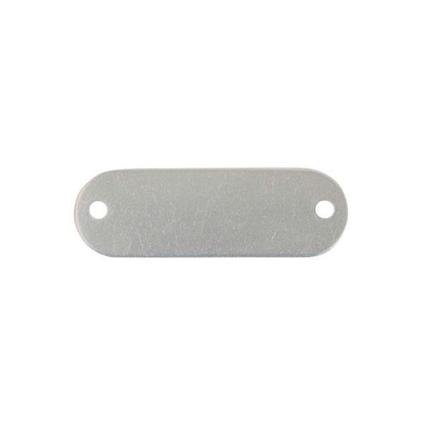 ●材質…アルミ●厚さ…1mm●サイズ…25×54mm●穴径…3.2mm●入数は10枚入りです。　