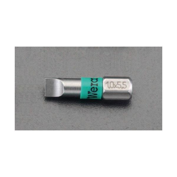 エスコメーカーお問い合わせ：06-6532-6226●商品名…800/1BDC●六角シャンク…1/4”●先端…(−)●サイズ…0.8×5.5mm●全長…25mm●※モデルチェンジの為、今後はカラーと番号が付く予定です。