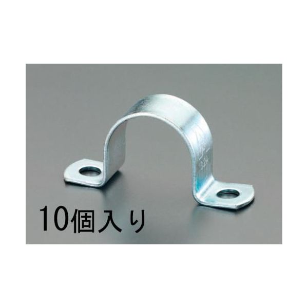 ●径称…80A●適合管外径…89.1mm●材質…スチール(電気亜鉛メッキ)●SGP管用●穴径…11mm●固定穴が大きいボルト固定タイプ●架台への取付けが可能です●入数は10個入りです。　