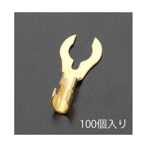 エスコメーカーお問い合わせ：06-6532-6226●適用電線…0.5〜1.25mm2●ボルト穴径…4mm●サイズ…W：8.0mm E：15.5mm、L：19.5mm d：φ4.5mm●入数…100個