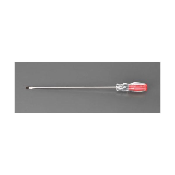 エスコメーカーお問い合わせ：06-6532-6226●刃幅×刃厚…5×0.7mm●軸長…250mm●重量…76g●手にフィットするグリップ●耐油・耐薬品・耐衝撃性に優れたアセテート樹脂を使用したクリスタルハンドル●先端マグネット付●生産国…日本