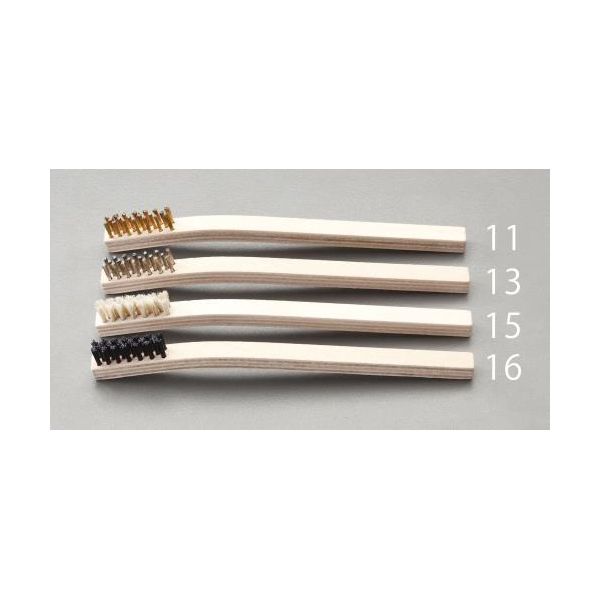 エスコメーカーお問い合わせ：06-6532-6226●行数…3行●全長…200mm●ブラシサイズ…7×35mm●毛丈…11mm●ブラシ材質…真鍮●線径…0.15mm●重量…約19g