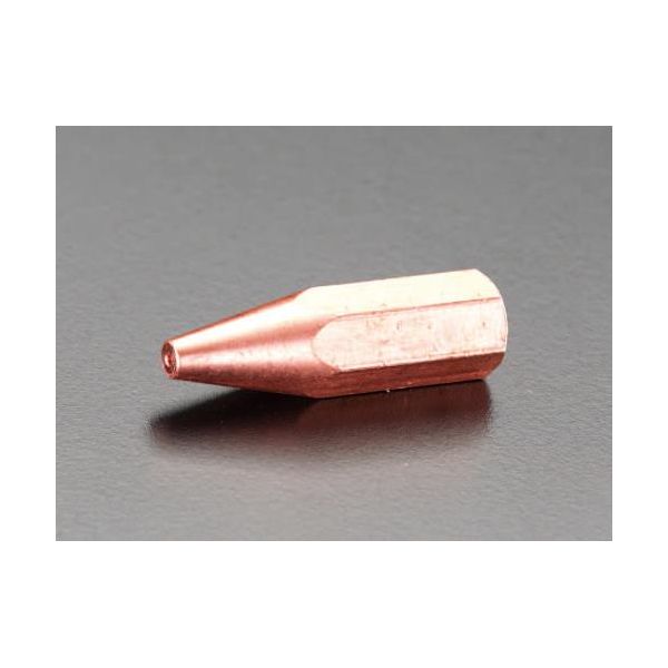 エスコメーカーお問い合わせ：06-6532-6226●対象ガス…アセチレンガス●用途…EA300-7、-7B、C、H-1用●材質…銅●ねじサイズ…M8×1.0●呼び…#200●穴径…1.2mm●六角対辺…11mm●全長…40mm