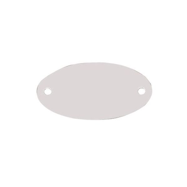 エスコメーカーお問い合わせ：06-6532-6226●材質…アルミ●厚さ…1mm●サイズ…25×48mm●穴径…3.2mm●入数…10枚入り