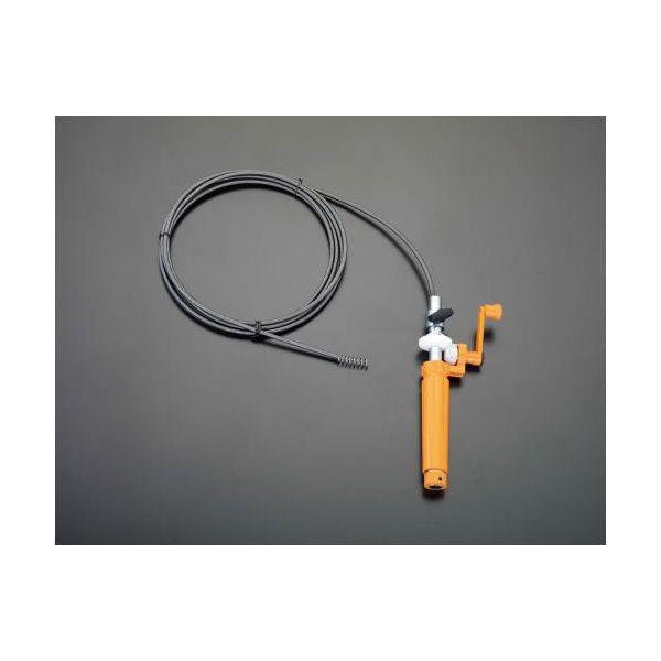 ●材質…ケーブル：スチール、グリップ：樹脂●グリップサイズ…φ32×250mm●シャンク対辺…6.3mm●ケーブルサイズ(mm)…φ6×7500●清掃可能パイプ径…25〜51mm　
