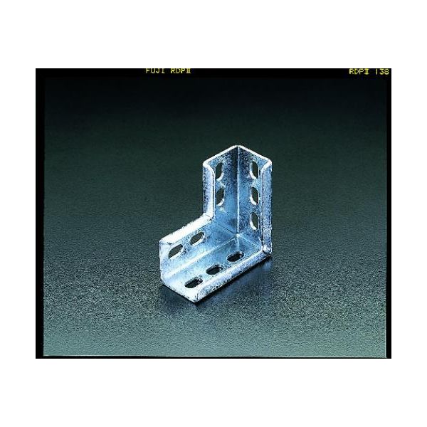 エスコメーカーお問い合わせ：06-6532-6226●材質…どぶメッキ(スチール)●サイズ…103×103mm●アングル差込幅…48×48mm●厚み…3.2mm●穴サイズ…11×20（L）mm