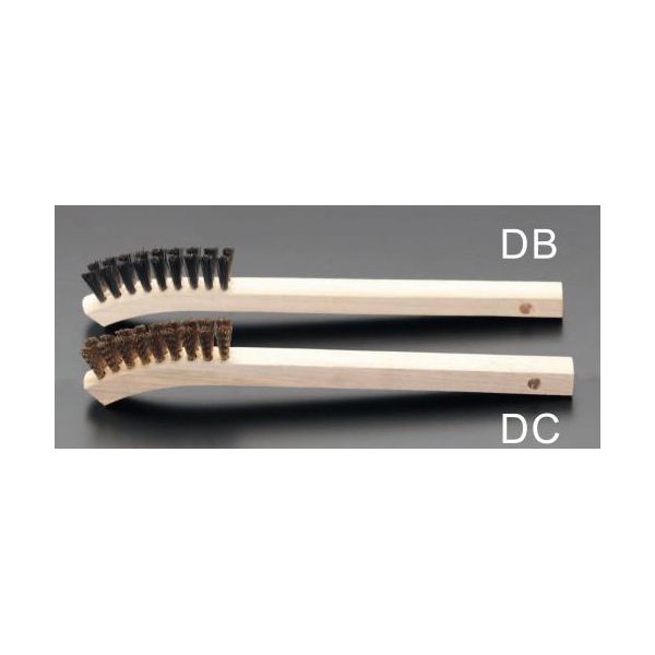 エスコメーカーお問い合わせ：06-6532-6226●全長…215mm●行数…2行●ブラシサイズ…9×60mm●毛丈…15mm●線径…0.18mm●ブラシ材質…真鍮