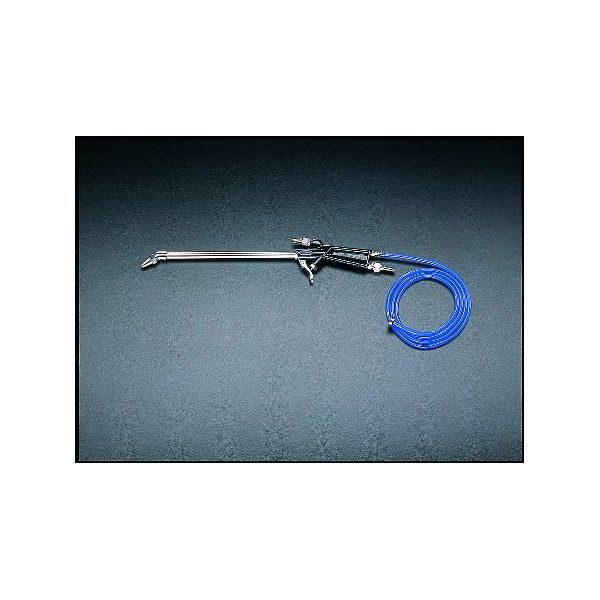 ●穴径…1.4mm●最大使用圧力…1.0MPa●エアー量…106L/min●取付ねじ…G(PF)1/4”●ノズル長…270mm●洗浄油ホース1.5m付●使用コンプレッサー…1HP　
