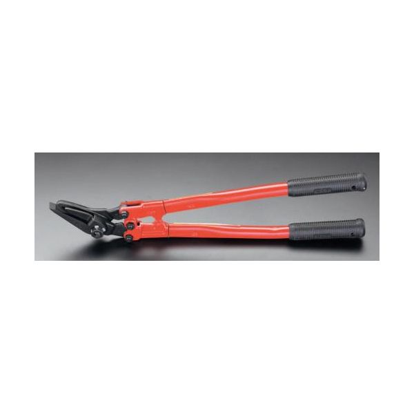 エスコメーカーお問い合わせ：06-6532-6226●切断能力…1.2(T)×51(W)mm●全長…460mm●重量…1.4kg●受け刃は動かないため、扱いやすくなっています。