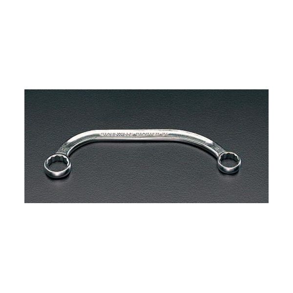 エスコメーカーお問い合わせ：06-6532-6226●サイズ(mm)…14×17●全長(mm)…179●厚さ(mm)…7.5●重量(g)…89●材質…クロム合金鋼●ストレートタイプ●12ポイント●独特の曲がり角度の為、入りくんだ箇所でも威力...