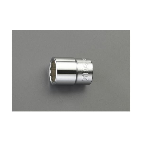 エスコメーカーお問い合わせ：06-6532-6226●差込角…1/2”●対辺(mm)…34●外径…45.2mm●全長…47mm●材質…クロムモリブデン鋼●材質…クロムモリブデン鋼●12ポイント