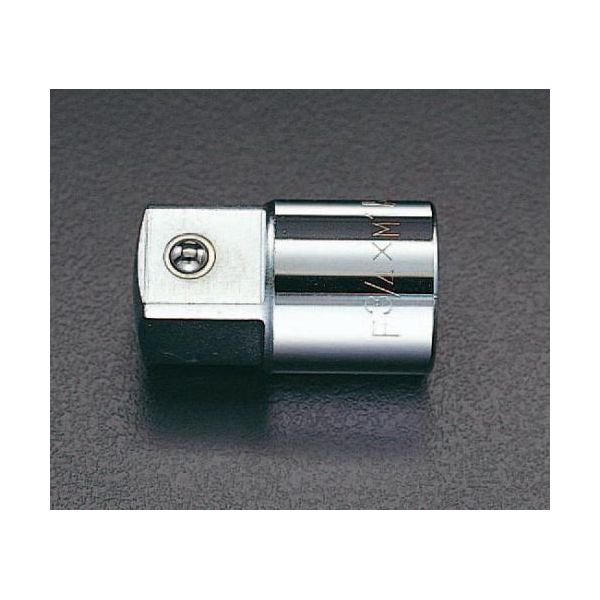エスコメーカーお問い合わせ：06-6532-6226●差込角…メス：3/4”、オス：1/2”●全長…47mm●差込角の異なるソケットとハンドル等とを接続する為のアダプターです。