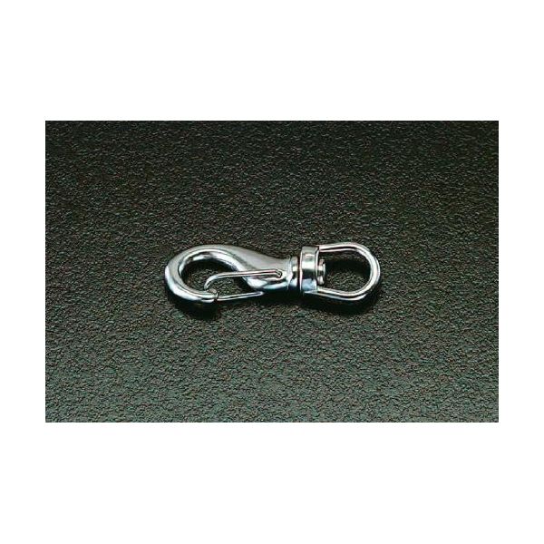 エスコメーカーお問い合わせ：06-6532-6226●全長…55mm●口の開き…6mm●リング幅…10mm●使用荷重…20kg●材質…SUS304