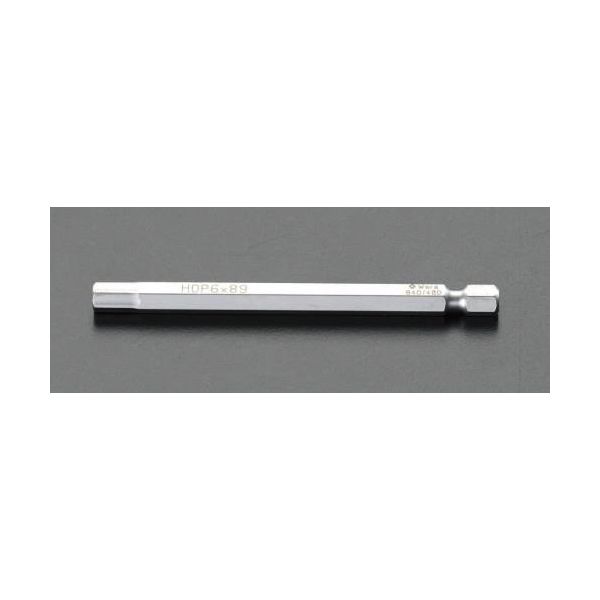 エスコメーカーお問い合わせ：06-6532-6226●商品名…840/4Z●六角シャンク…1/4”●全長…89mm●サイズ…6.0mm