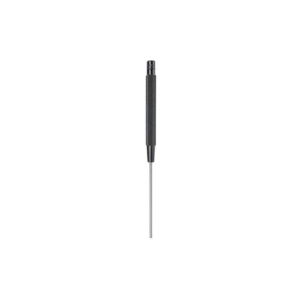 エスコメーカーお問い合わせ：06-6532-6226●全長…200mm●先端径…1/8”（3.18mm）●材質…工具鋼(焼き入れ、焼き戻しの熱処理を行っています)●ヘッド部分に先端径が記載されています●滑り止め付