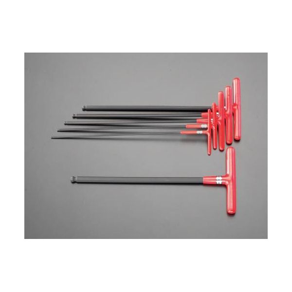 エスコメーカーお問い合わせ：06-6532-6226●6本組●サイズ…2.5・3・4・5・6・8mm●全長…250mm●ボールポイント付
