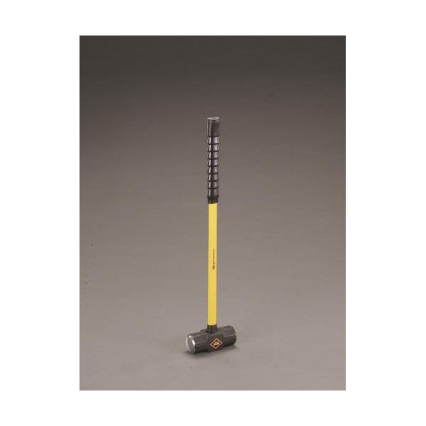 ●材質…頭：炭素工具鋼(焼入)、柄：ファイバーグラス（ゴムグリップ付）●頭径…69mm●頭重量…9.0kg●全長…865mm