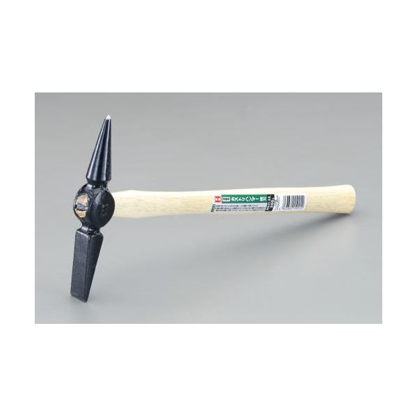 ●ヘッド材質…機械構造用炭素鋼(S53C)●木柄材質…樫●完全焼入、硬度：HRC 55〜60●頭形状…一方はポンチ、もう一方は20mm幅プレート●全長…300mm●ヘッド全長…147mm●ヘッド幅（刃幅）…20mm●全重量…300g●頭重量...