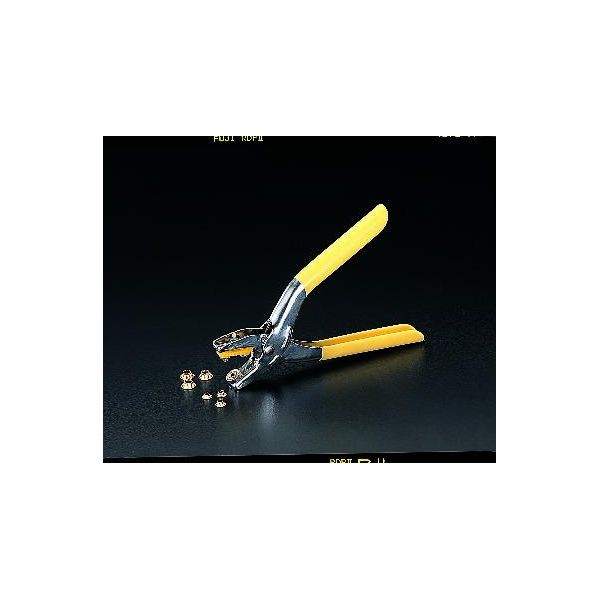 ●●プライヤー●φ5mmハトメ：100個●φ7mmハトメ：50個●適用ハトメ内径…5mm・7mm兼用●全長…250mm●用途…真鍮用　