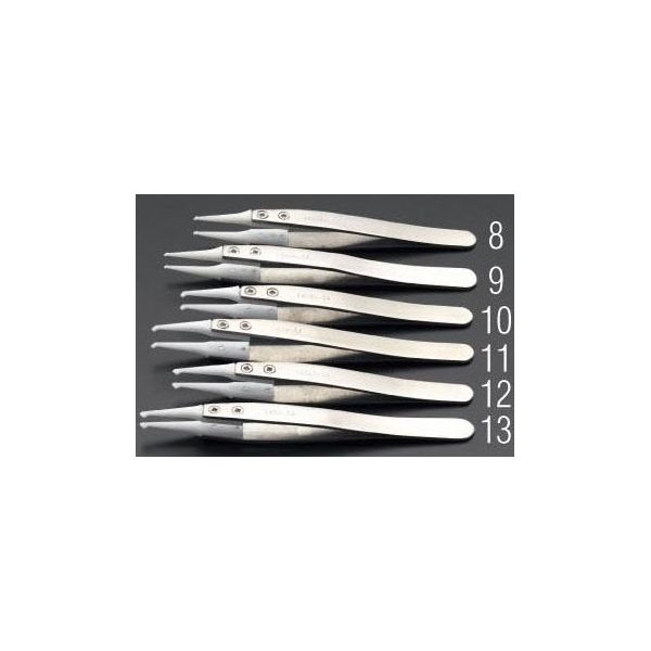 エスコメーカーお問い合わせ：06-6532-6226●先端…直・特殊●耐熱温度…240℃●材質…チップ：デルリン500(アセタール樹脂)、ハンドル：ステンレス(SUS304)●先端幅…1.5mm●全長…120mm