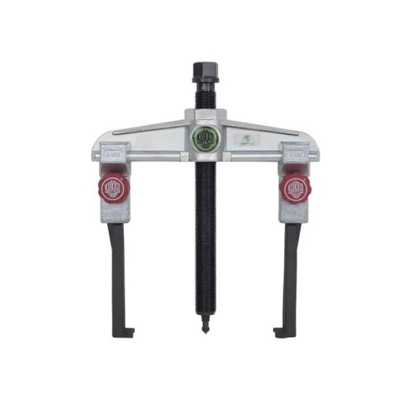 エスコメーカーお問い合わせ：06-6532-6226●最大直径…160mm●アーム深さ…150mm●重量…2.8kg●引張強度…5t●材質…ドイツ鋼●爪…2本●スリムアームで狭い場所での使用に最適です。●レンチを使わずアーム位置をスライド調...