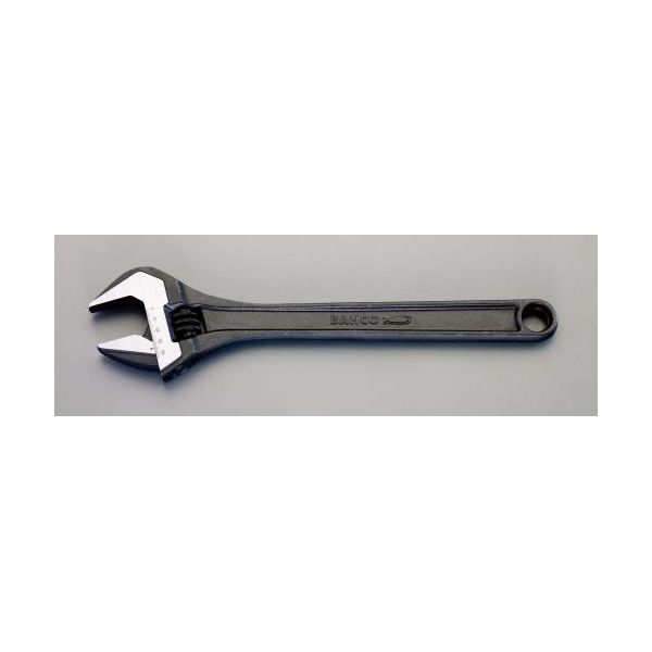 エスコメーカーお問い合わせ：06-6532-6226●材質…工具鋼●口幅目盛付●全長…380mm●呼び寸法…375mm●最大口幅…43mm