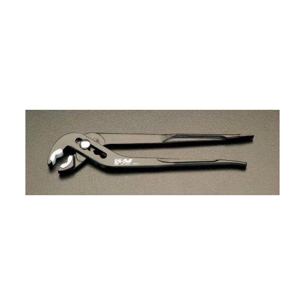 エスコメーカーお問い合わせ：06-6532-6226●全長…250mm●最大開口…47mm●くわえ部材質…ジュラコン(R)●柄部が(−)ドライバー形状になっています。