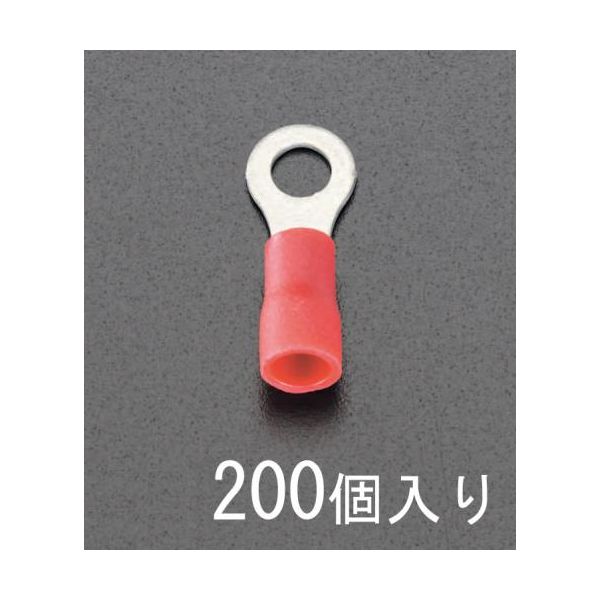 エスコメーカーお問い合わせ：06-6532-6226●型式…1.25-5●入数は200個入りです。●カラー…レッド●単線(mm)…0.57〜1.44●撚線(mm2)…0.25〜1.65