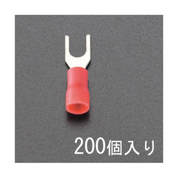 エスコメーカーお問い合わせ：06-6532-6226●全長…21mm●入数は200個入りです。●型式…1.25-3●単線(mm)…0.57〜1.44●撚線(mm2)…0.25〜1.65●ケースの大きさ…100×70×33（H）mm