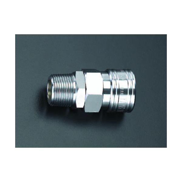 エスコメーカーお問い合わせ：06-6532-6226●型…40型●使用圧力…1.5MPa●エアー用●材質…鋼鉄(クロムメッキ)●適合品番…EA140DA-15・-16、DB-15・-16、DC-15・-16用●ねじサイズ…R（PT）3/4”